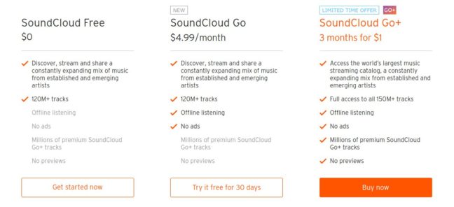 SoundCloud Go goes super-cheap in $1 for three months promotion - Music ...