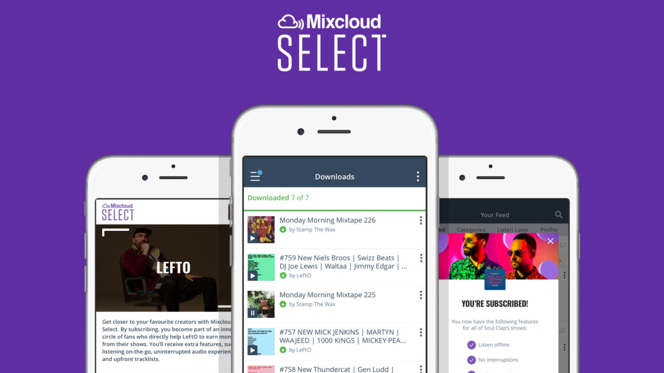 Mixcloud launches Select, a ‘fan-to-creator’ subscription audio service ...
