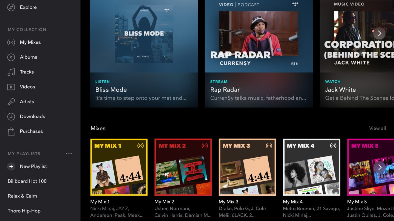 TIDAL launches personalized playlists - Music Business Worldwide