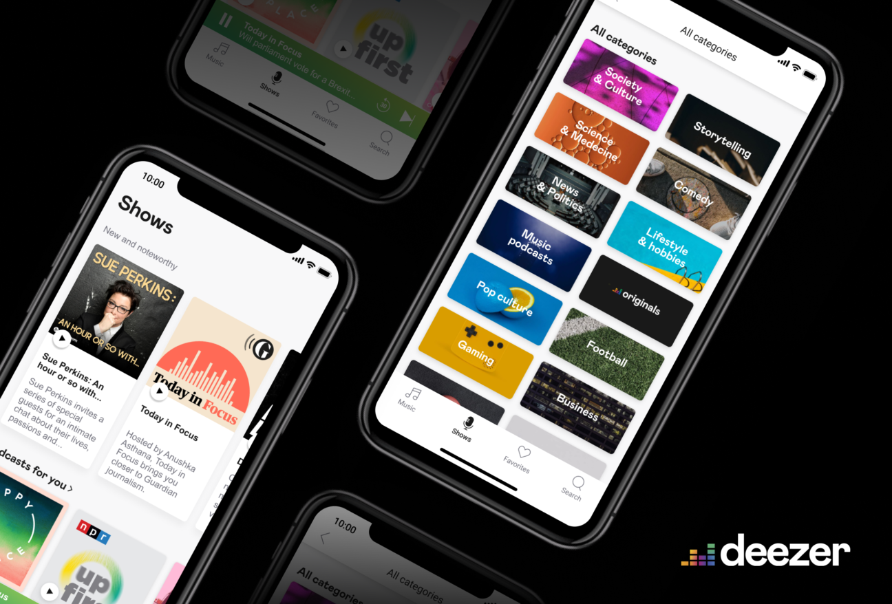 Deezer introduces ‘Shows’ hub for non-music audio content - Music ...