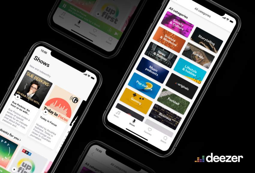 Deezer introduces 'Shows' hub for non-music audio content - Music ...