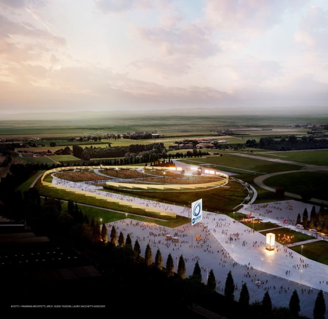 A giant new 100k-capacity arena in Italy is riding out the pandemic ...
