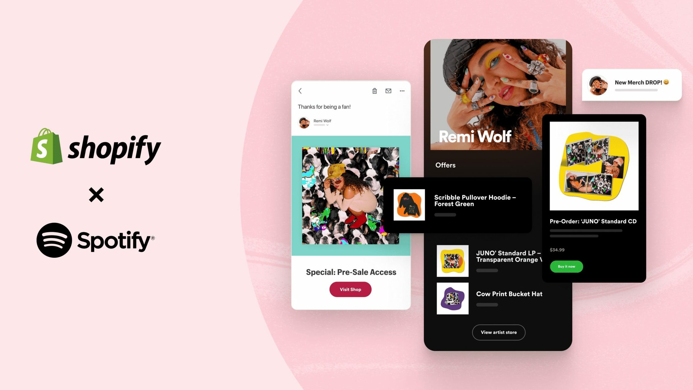 Spotify to let artists turn their profiles into ‘a virtual merch table ...