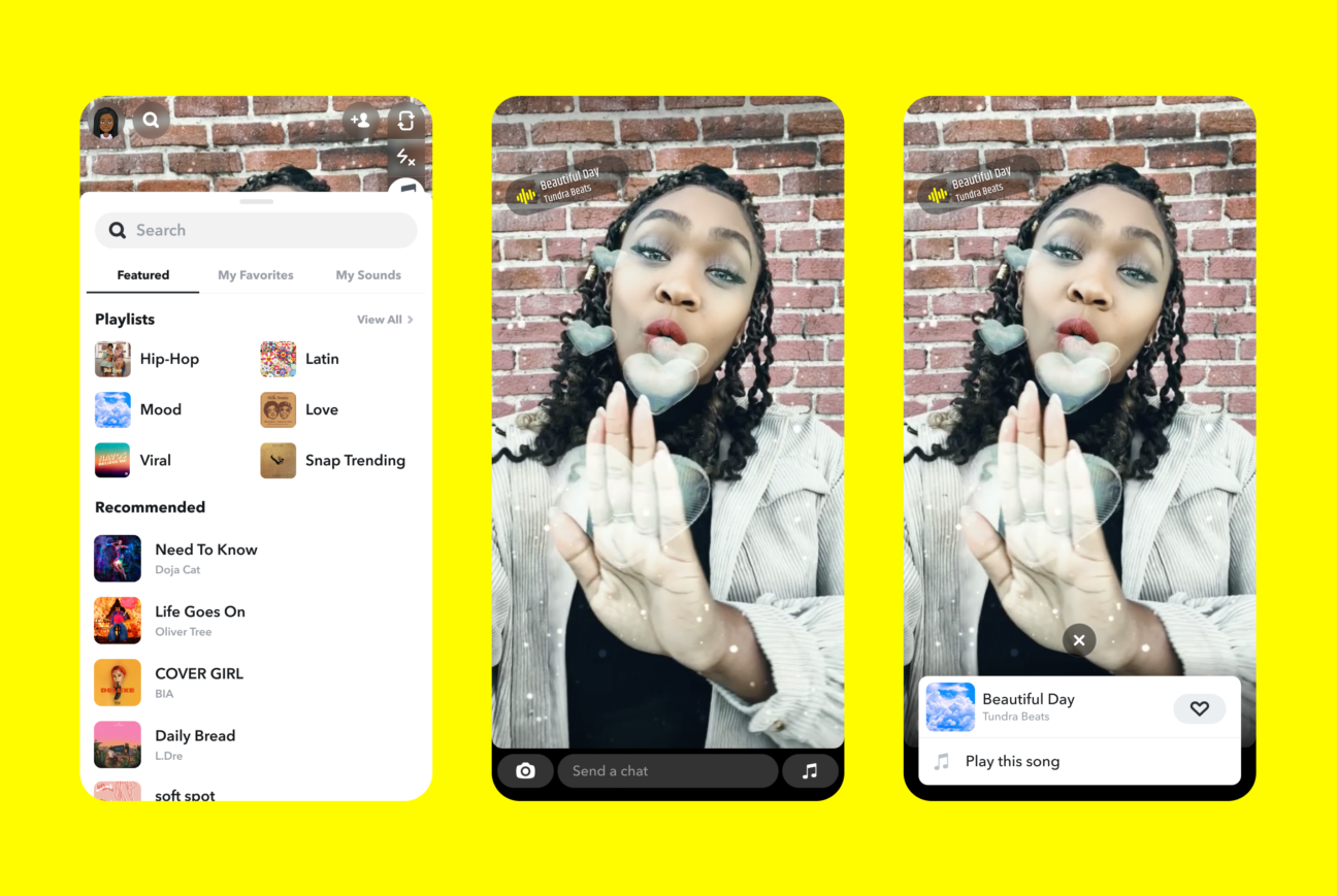 Snapchat strikes new music licensing deals with UnitedMasters, BUMA ...
