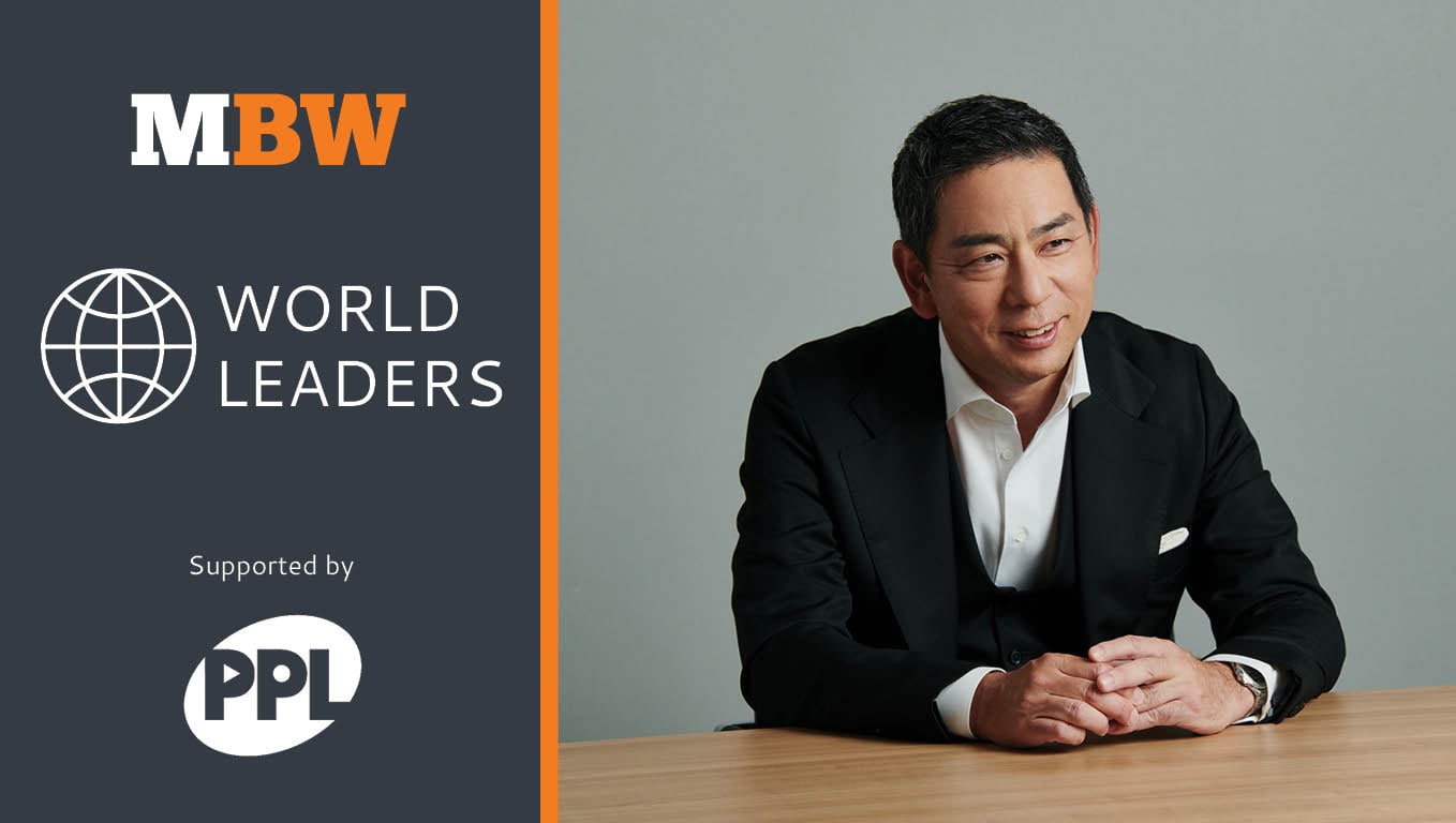 Shunsuke Muramatsu, CEO of Sony Music Entertainment (Japan), on the CD ...