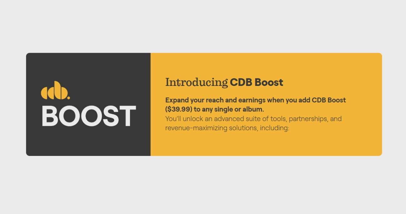 CD Baby unveils CDB Boost feature to help indie songwriters get paid ...