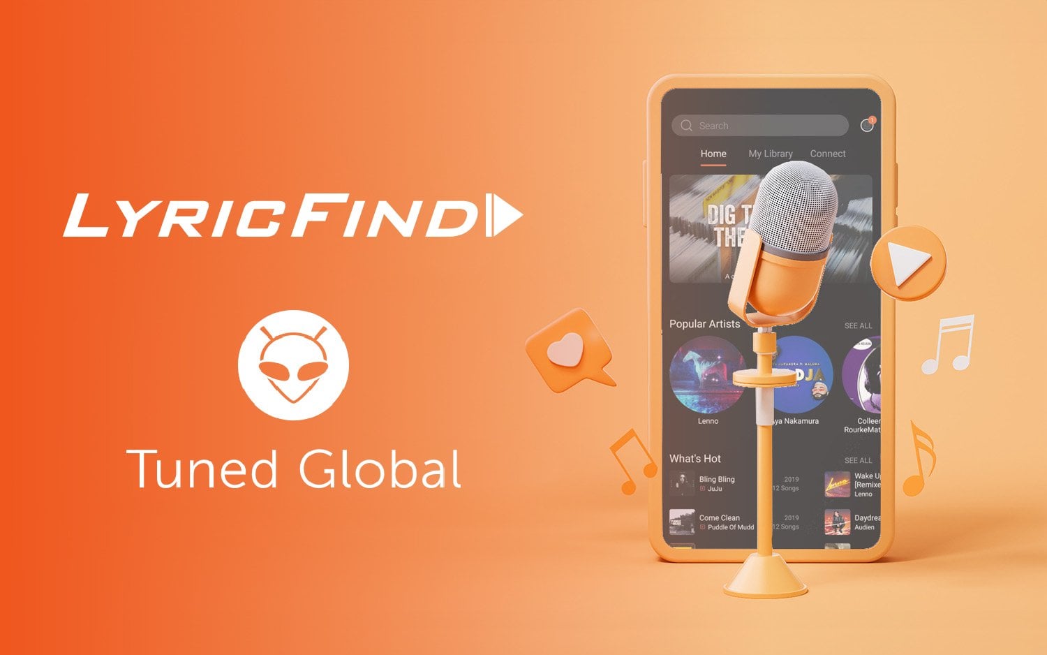 Tuned Global and LyricFind team up on tech integration - Music Business Worldwide