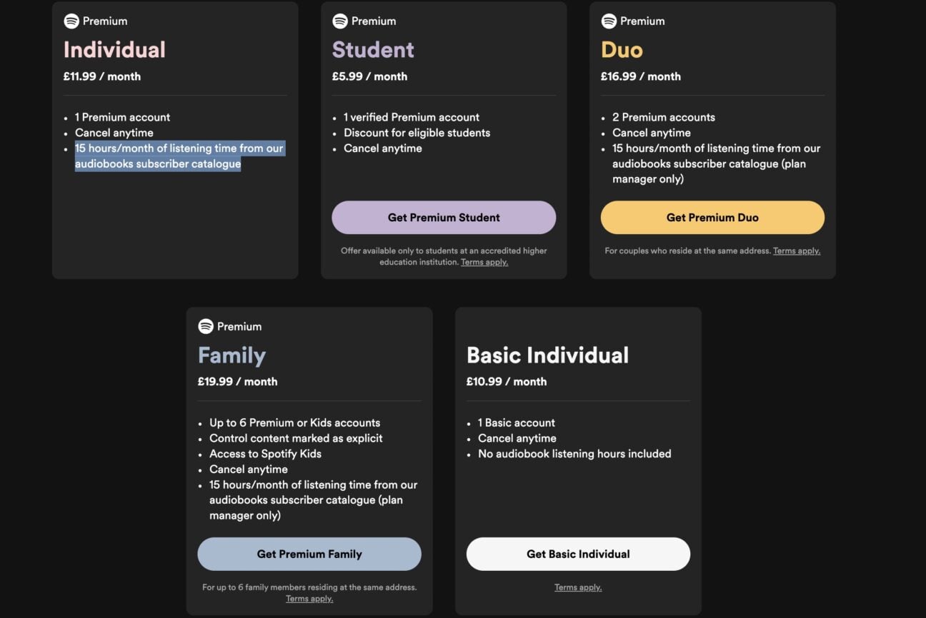 Spotify officially launches a music-only subscription tier… in the UK ...