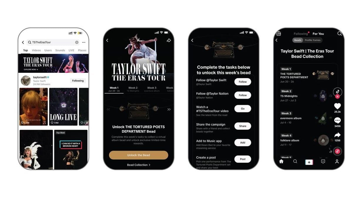 TikTok launches interactive Taylor Swift experience celebrating The ...