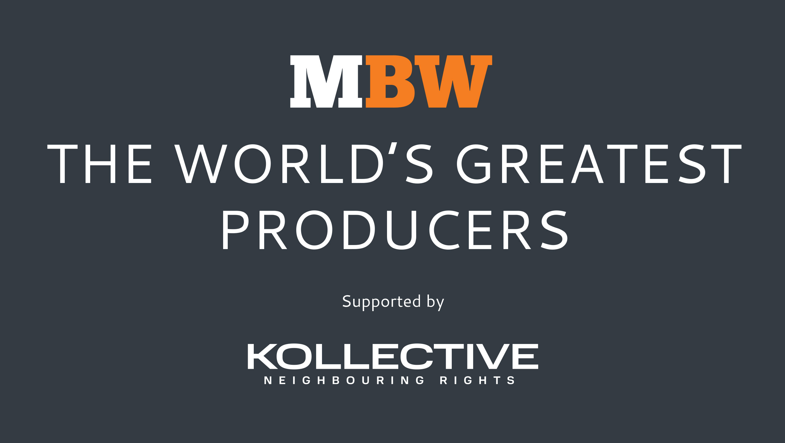World’s Greatest Producers series returns in partnership with ...