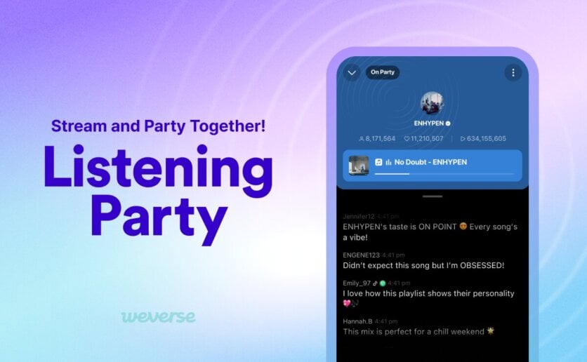 HYBE-owned superfan platform Weverse launches in-app streaming service ...