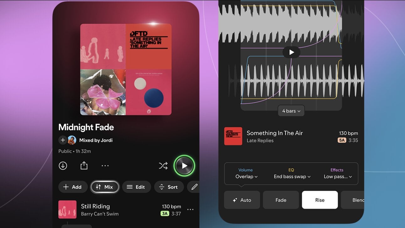 Spotify launches custom playlist transitions to compete with Apple’s ...