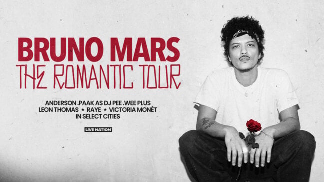 Bruno Mars breaks Ticketmaster single-day sales record, with 2.1m ...