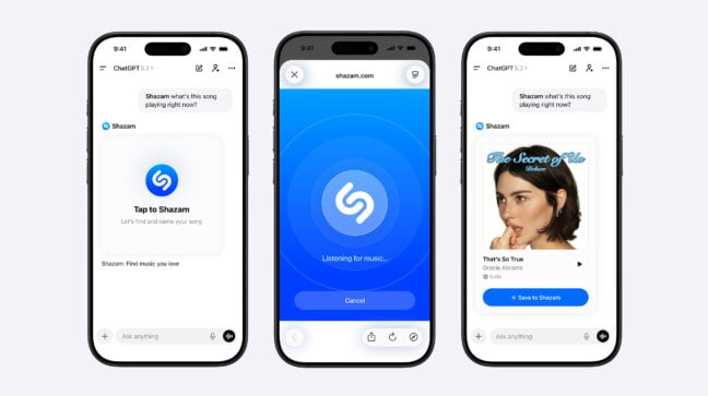 ChatGPT can now Shazam songs, as Apple brings music recognition tool to ...