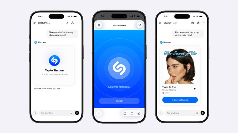ChatGPT can now Shazam songs, as Apple brings music recognition tool to ...