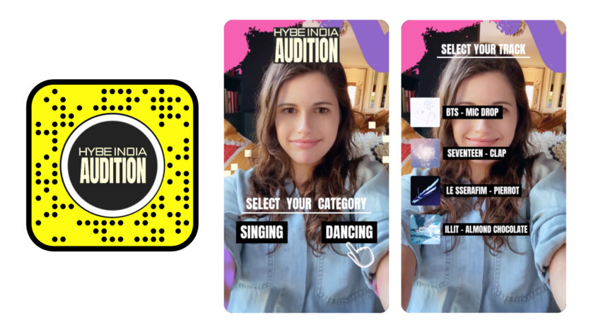 HYBE India partners with Snapchat to power AR auditions for its girl ...